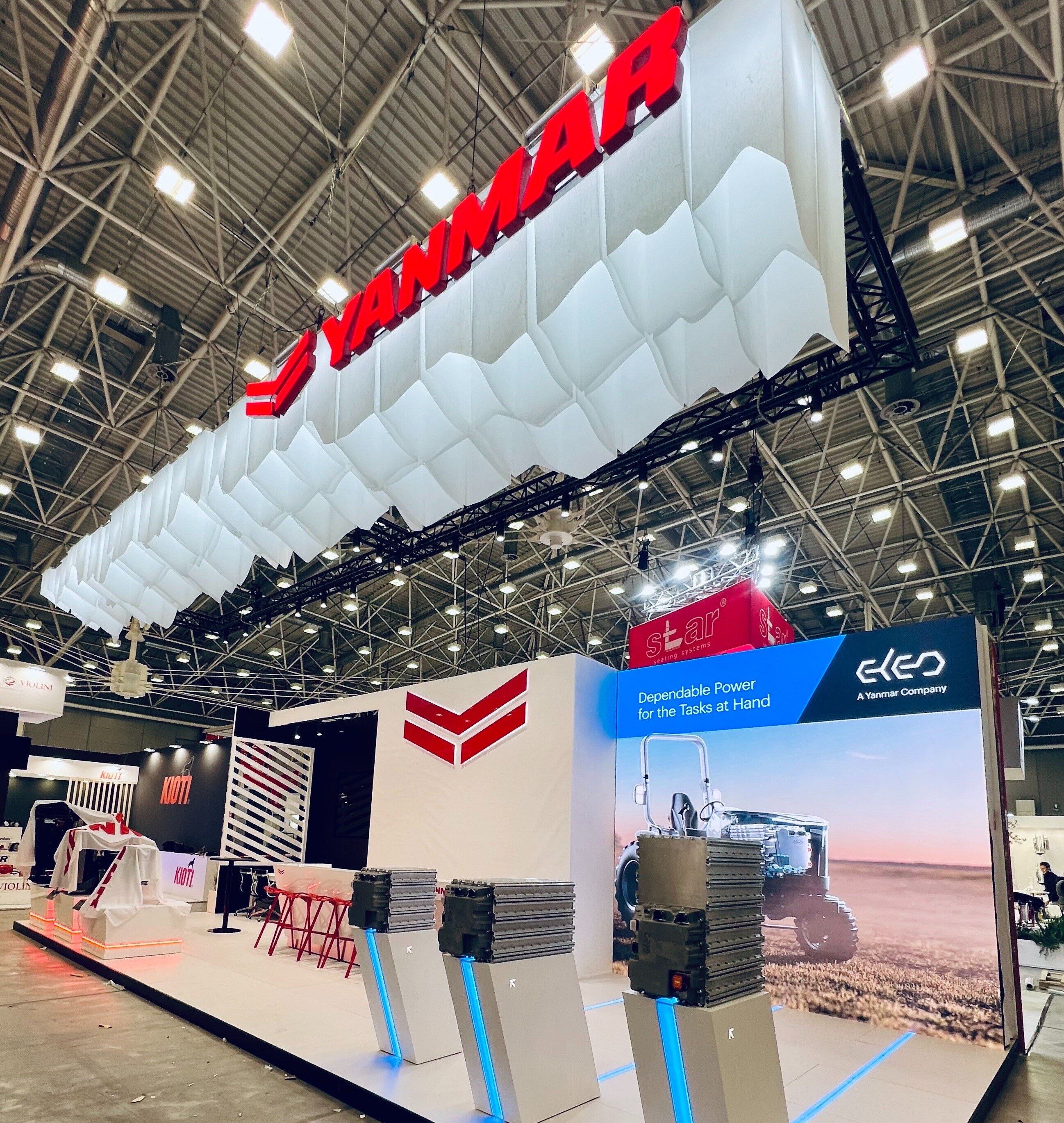 Showcasing the Eleo Battery Pack at EIMA together with Yanmar