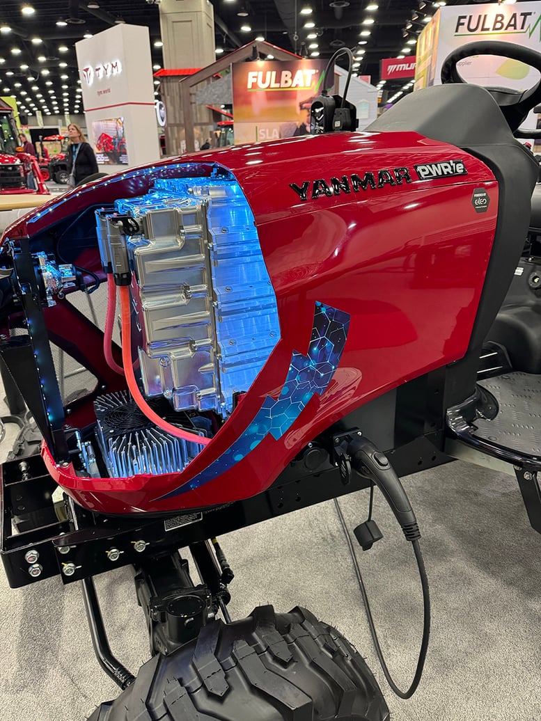Yanmar Unveils Eleo Powered Electric Tractor Concept at Equip Expo 2024